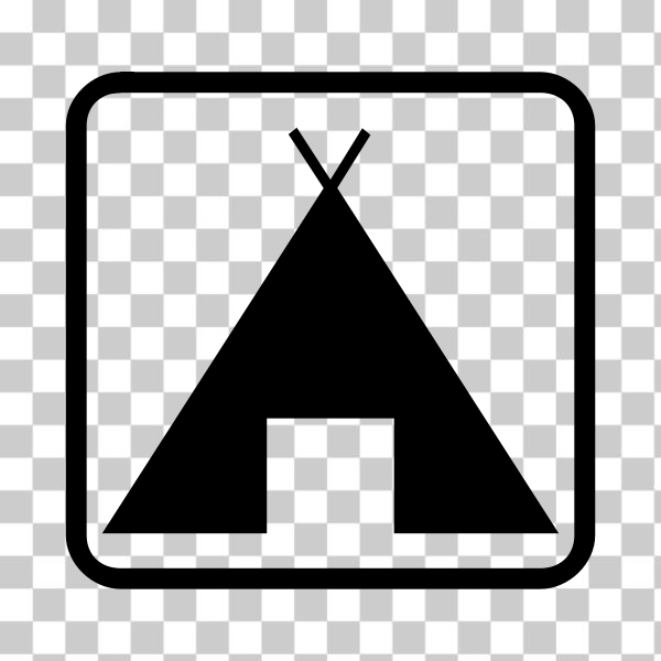 Free: SVG Tent pictogram vector drawing - nohat.cc