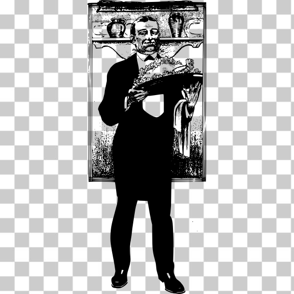 Free: SVG Thanksgiving butler - nohat.cc