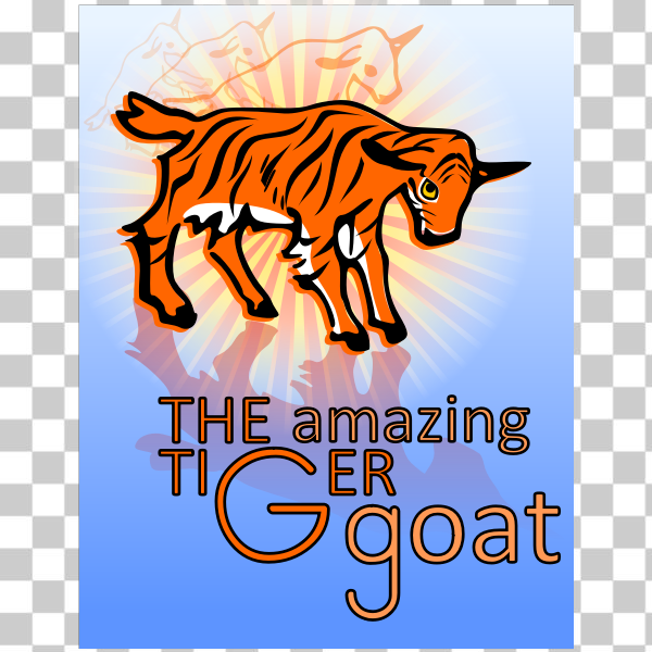 Free: SVG The Amazing Tiger Goat - nohat.cc