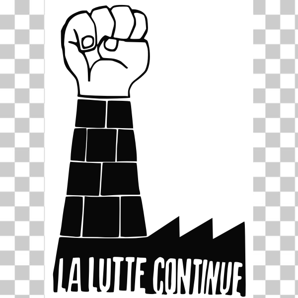 Free: SVG The struggle continues poster vector image - nohat.cc