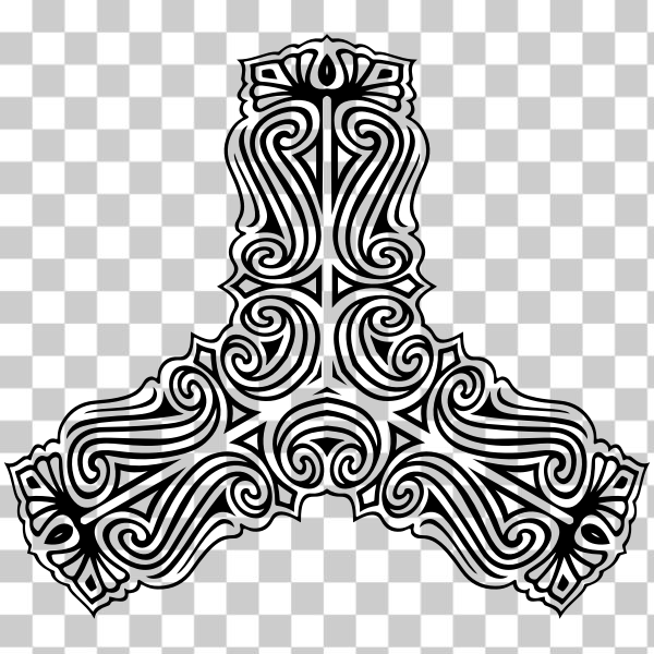 Free: SVG Three-pointer divider - nohat.cc