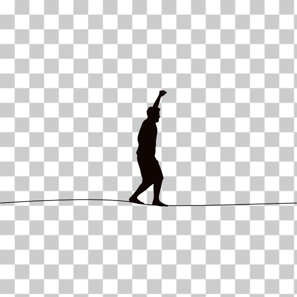 Free: SVG Tightrope Walker - nohat.cc