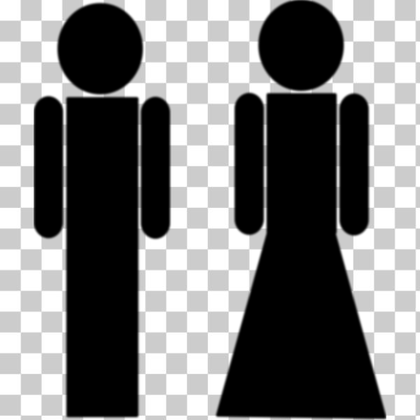 Free: SVG Toilet sign vector illustration - nohat.cc