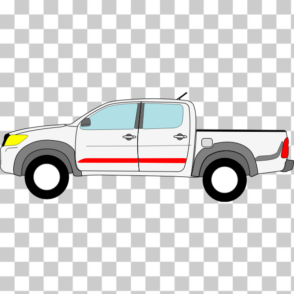Free: SVG Toyota Hilux vector drawing - nohat.cc