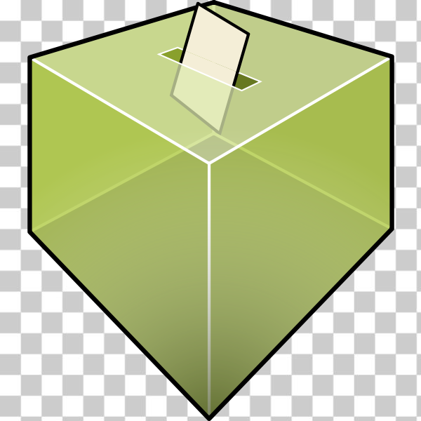 Free: SVG Transparent election voting box vector illustration - nohat.cc