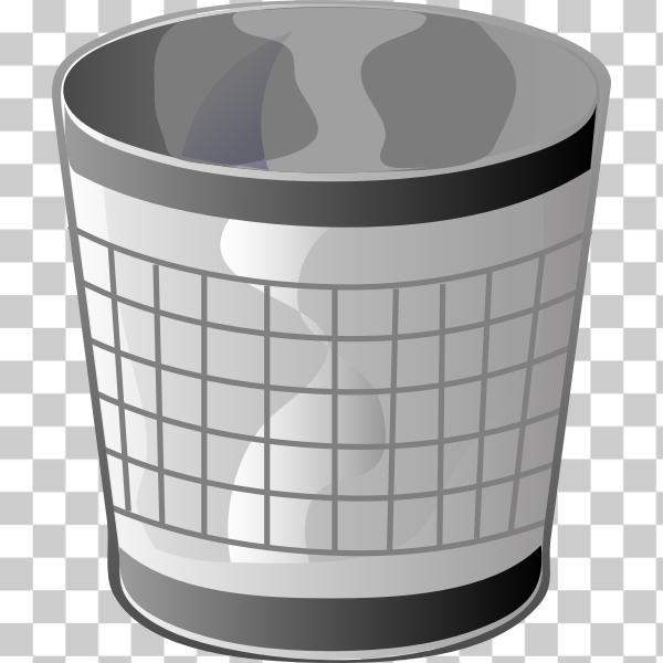 Free: SVG Trash can vector illustration - nohat.cc
