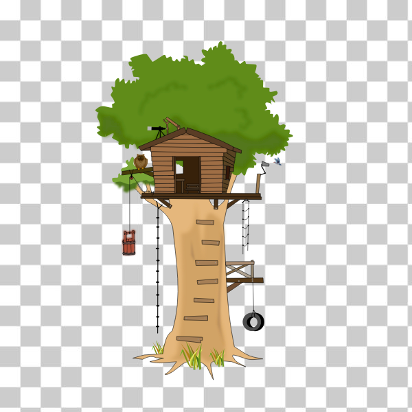 Free: SVG Tree Club House - nohat.cc