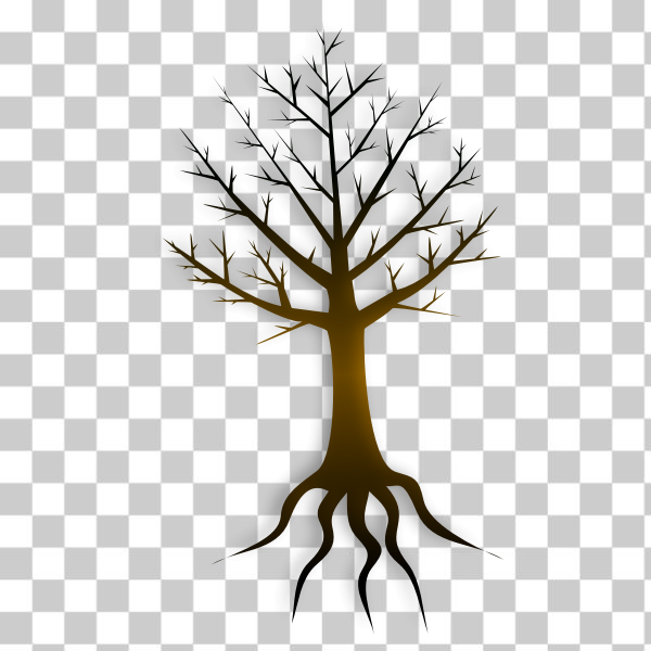 Free: SVG Tree trunk vector illustration - nohat.cc