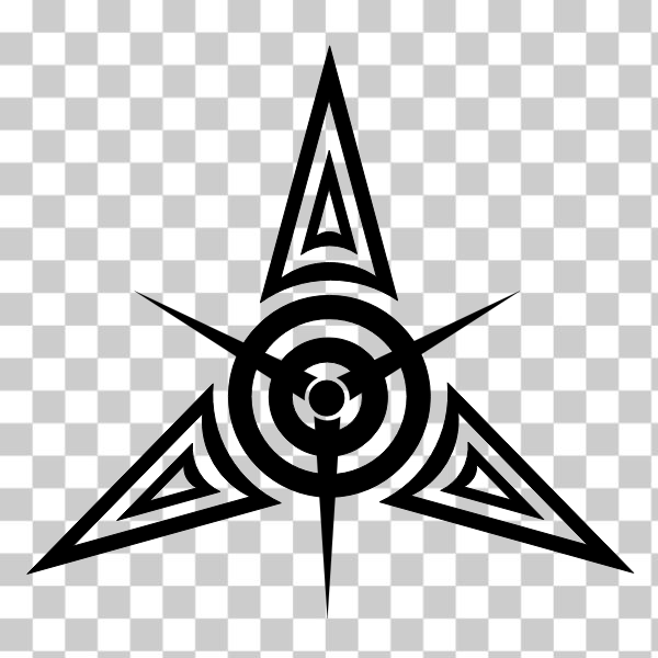 Free: SVG Tribal Star Tattoo - nohat.cc