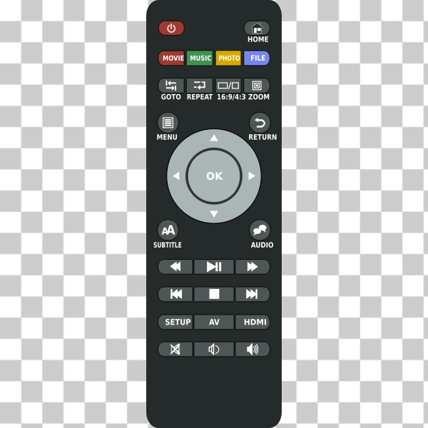 Free: SVG TV remote control - nohat.cc