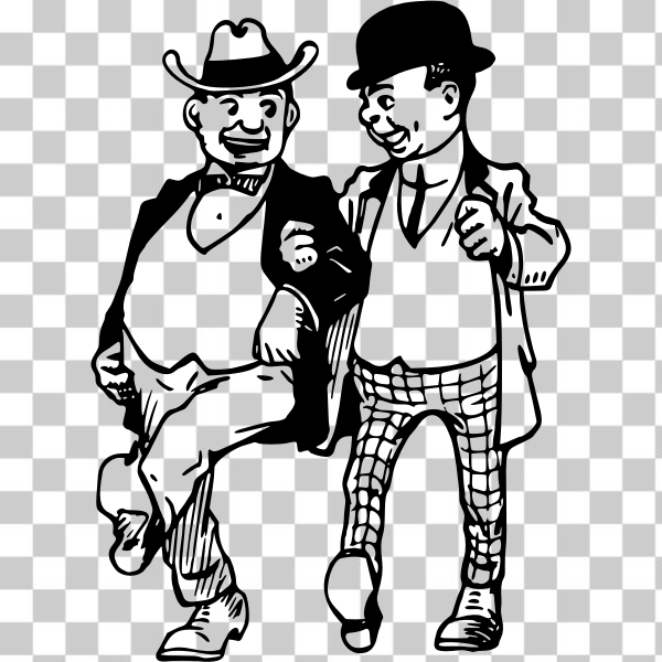 Free: SVG Two gentlemen - nohat.cc