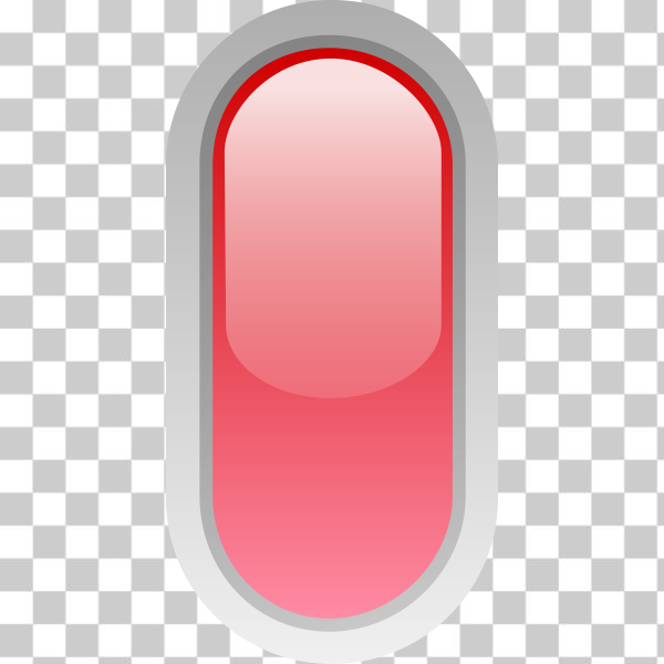 Free: SVG Upright pill shaped red button vector graphics - nohat.cc
