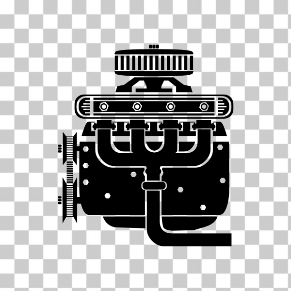 Free: SVG V8 engine vector image - nohat.cc