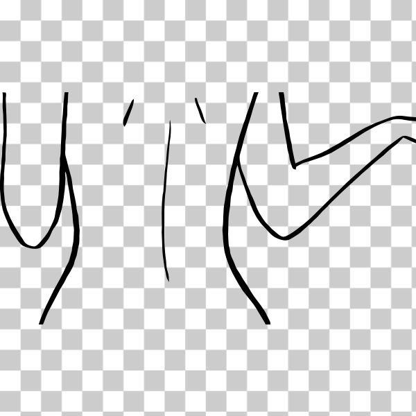 Free: SVG Vector clip art female body shape - nohat.cc