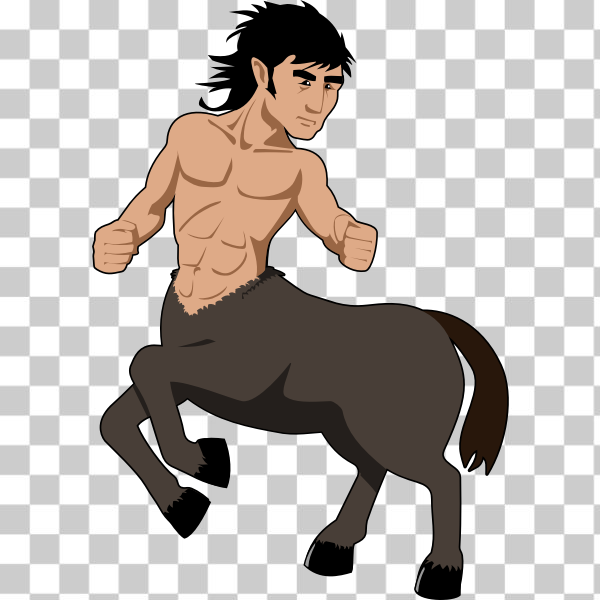 Free: SVG Vector clip art of a centaur - nohat.cc