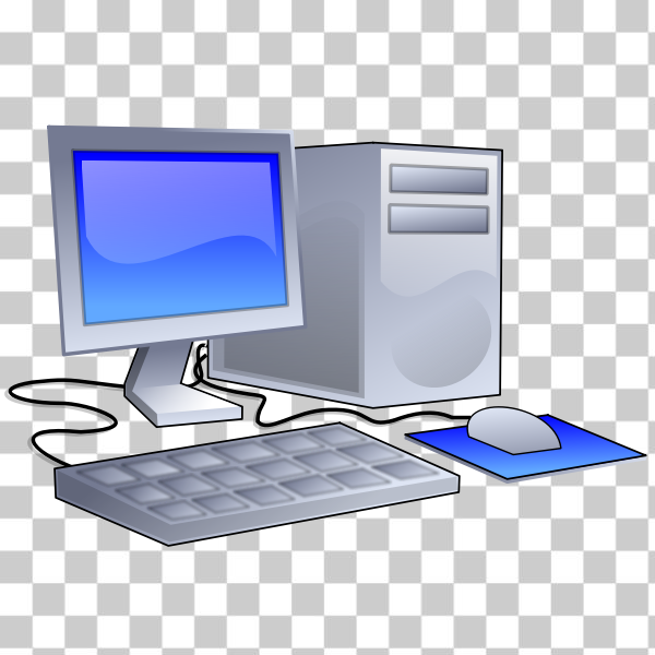 Free: SVG Vector clip art of color PC configuration icon - nohat.cc