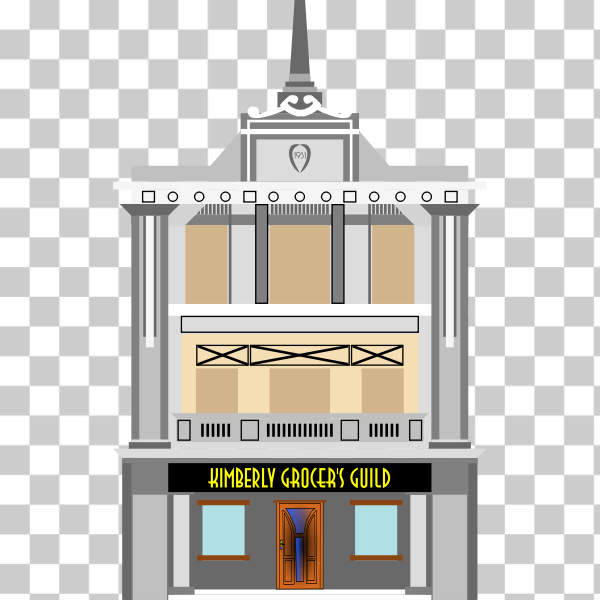 Free: SVG Vector clip art of grocery shop building - nohat.cc
