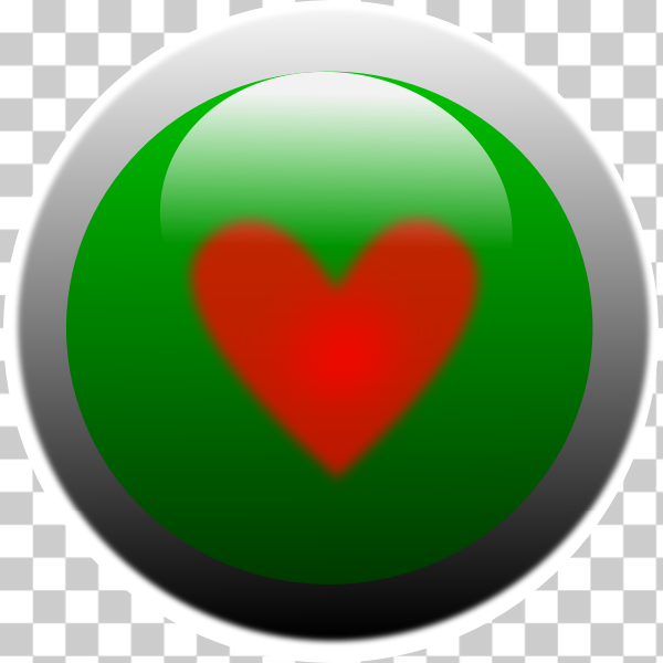 Free: SVG Vector clip art of heart button - nohat.cc