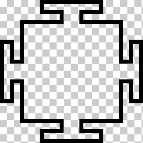 Free: SVG Vector clip art of maze style border - nohat.cc