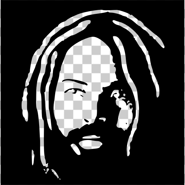Free: SVG Vector clip art of Mumia Abu-Jamal - nohat.cc