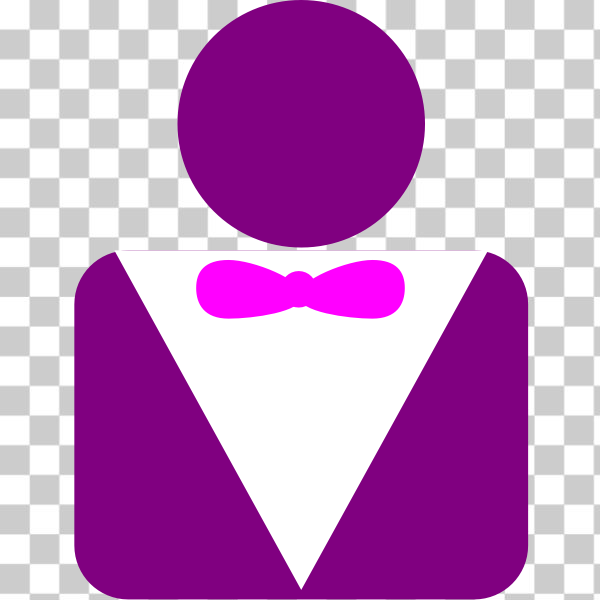 Free: SVG Vector clip art of posh man avatar - nohat.cc