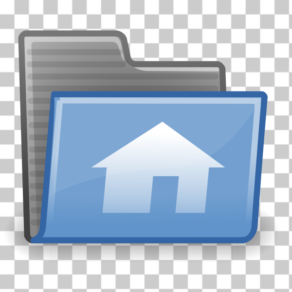 Free: SVG Vector drawing of home folder icon vector image - nohat.cc