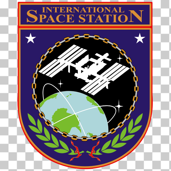 Free: SVG Vector drawing of ISS insignia - nohat.cc
