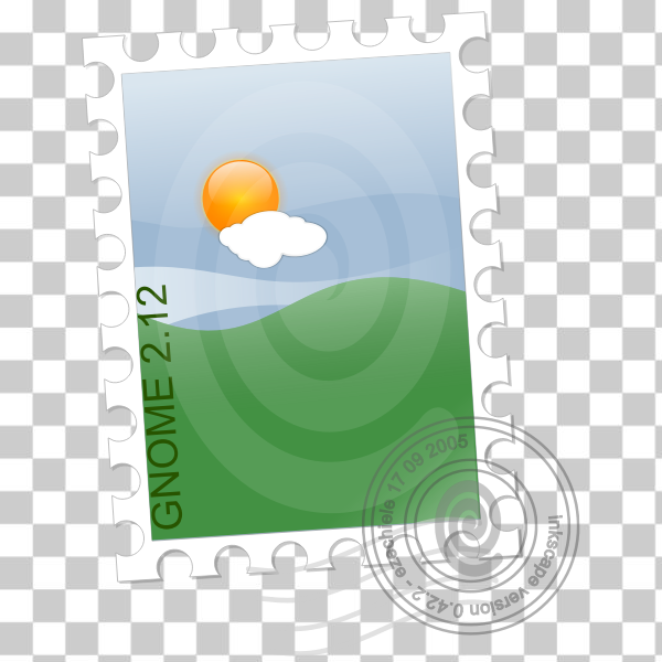 Free: SVG Vector drawing of postal stamp template - nohat.cc
