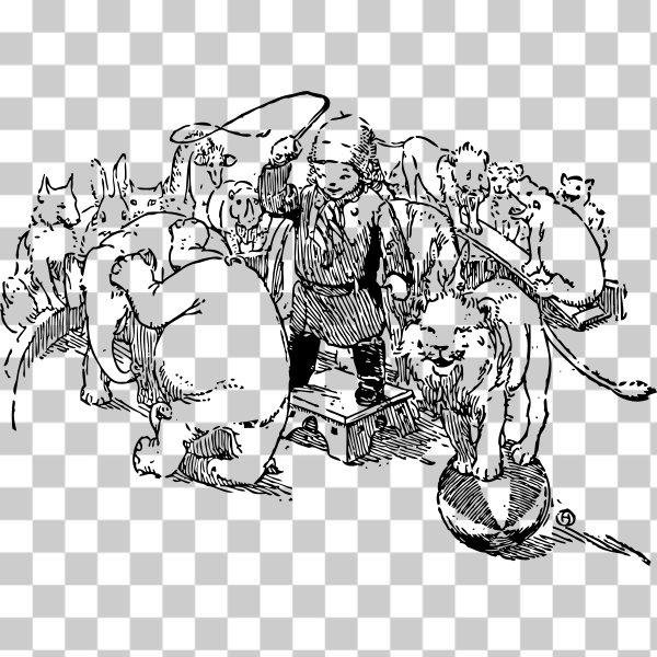 Free: SVG Vector drawing of ringmaster - nohat.cc