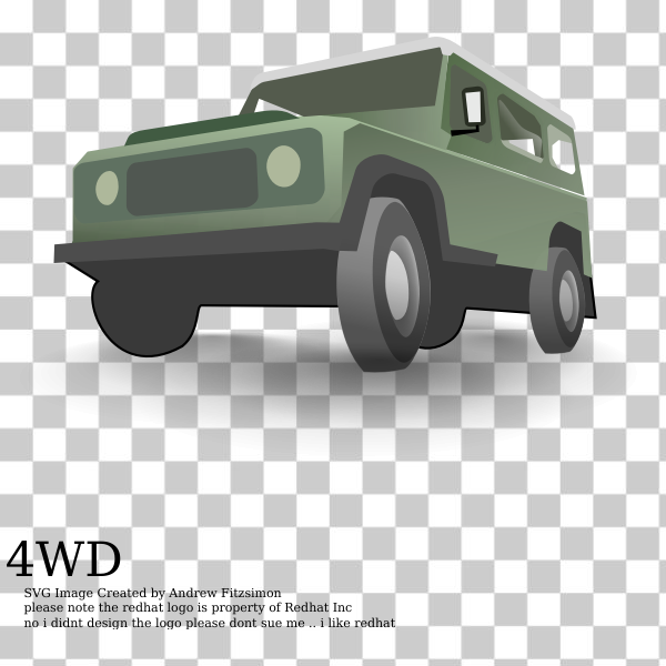 Free: SVG Vector graphics of 4 wheel drive vehicle - nohat.cc