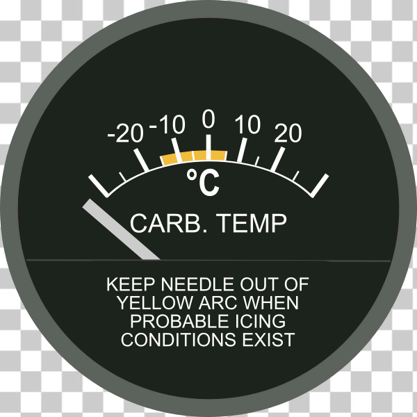 Free: SVG Vector graphics of carburetor air temperature gauge - nohat.cc