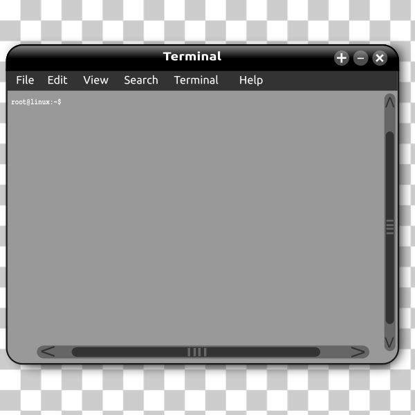 Free: SVG Vector graphics of Linux operating system dafault screen ...