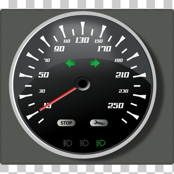Free: SVG Vector graphics of speedometer - nohat.cc
