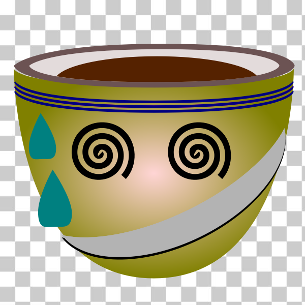 Free: SVG Vector graphics of sweating green mug - nohat.cc