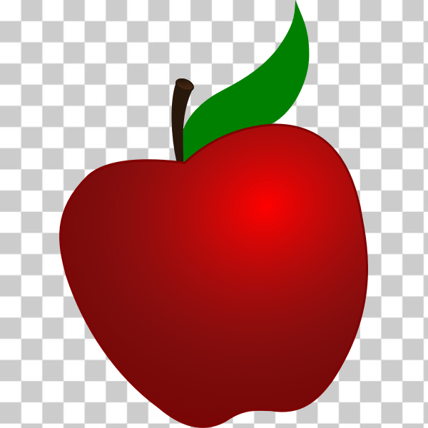 Free: SVG Vector graphics of tilted apple - nohat.cc