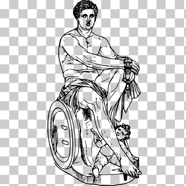 Free: SVG Vector illustration of Ares - nohat.cc