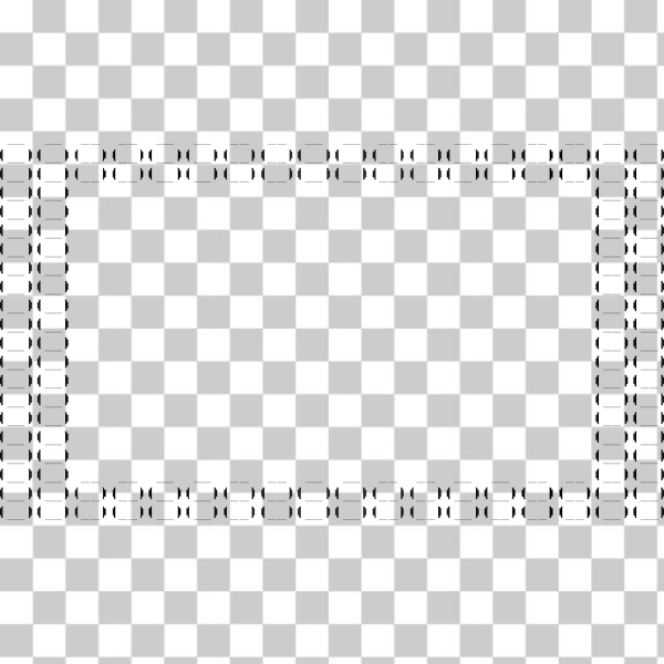 Free: SVG Vector illustration of ASCII Bubble Border - nohat.cc