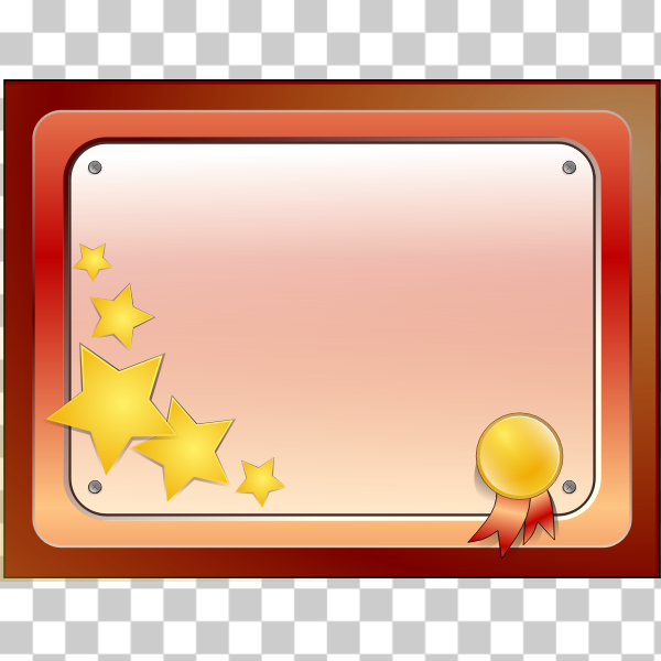 Free: SVG Vector illustration of bolted plaque - nohat.cc