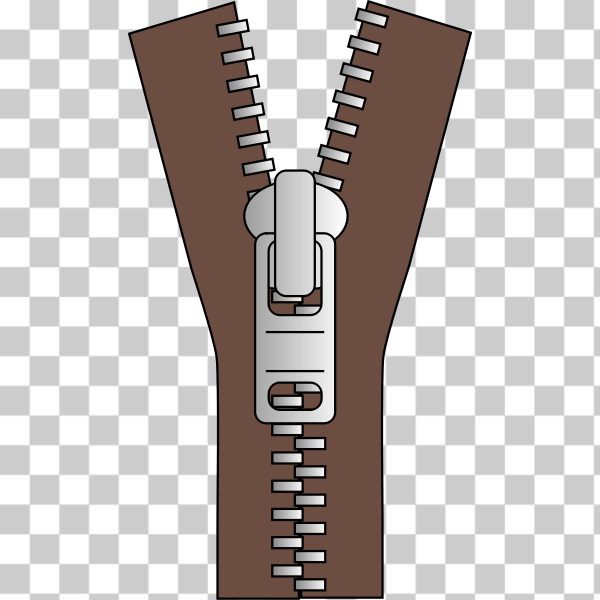 Free: SVG Vector illustration of half un-zipped zipper - nohat.cc