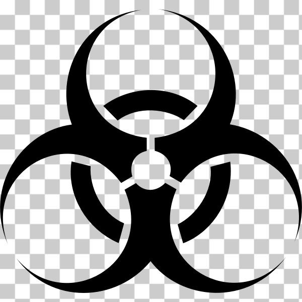 Free: SVG Vector illustration of international biohazard symbol - nohat.cc