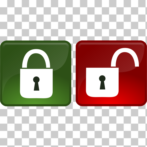 Free: SVG Vector illustration of open and close buttons - nohat.cc