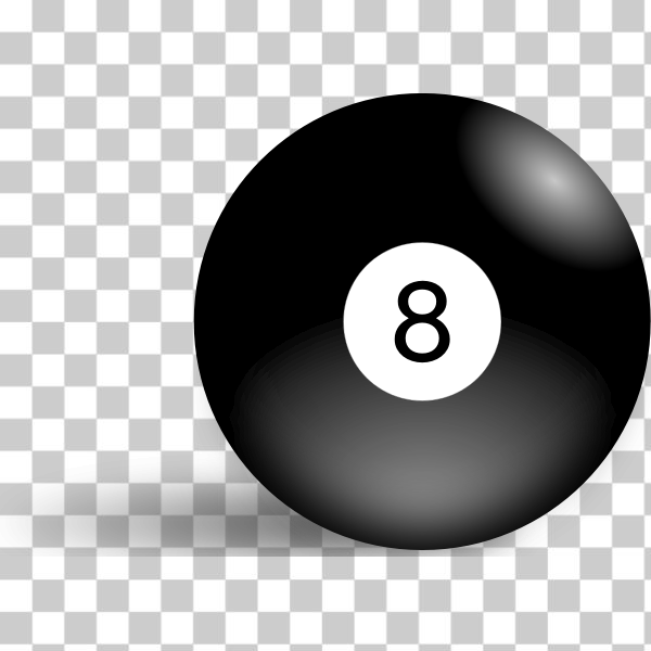 Free: SVG Vector illustration of pool ball - nohat.cc