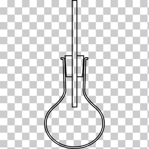 Free: SVG Vector illustration of round bottomed flask - nohat.cc
