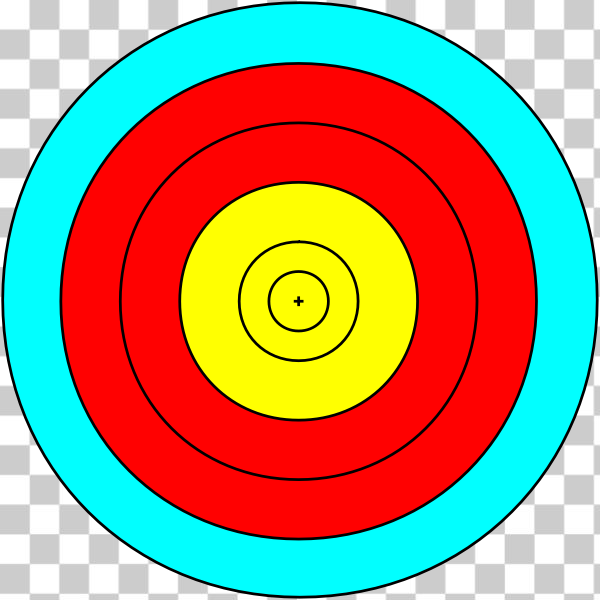 Free: SVG Vector illustration of six rings in three colors - nohat.cc