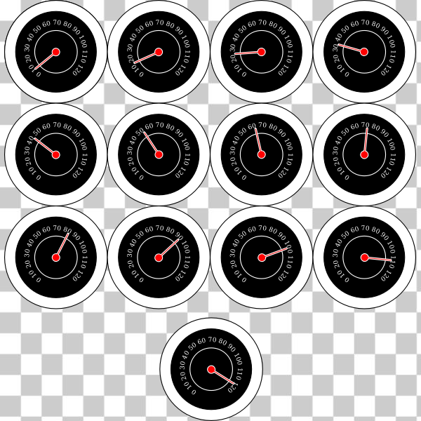 Free: SVG Vector illustration of speedometer dials selection - nohat.cc