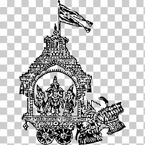 Free: SVG Vector illustration of Surya the Sun God - nohat.cc