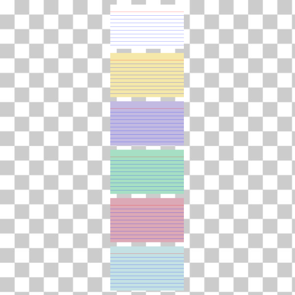 Free: SVG Vector illustration of white and colored index cards - nohat.cc