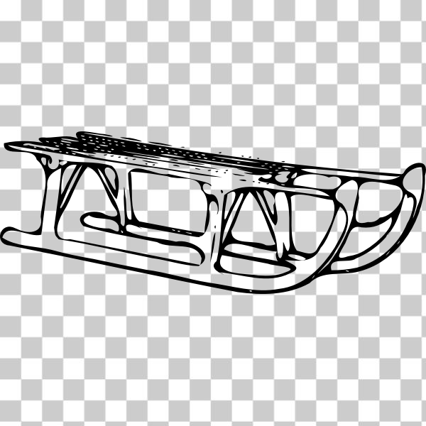 Free: SVG Vector image of a luge - nohat.cc