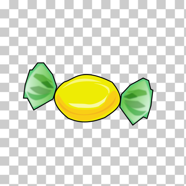 Free: SVG Vector image of candy in a wrapper picture - nohat.cc
