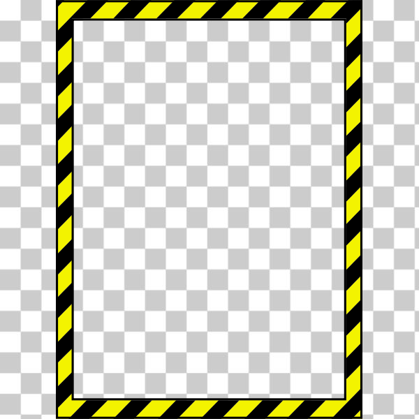 Free: SVG Vector image of caution style border - nohat.cc